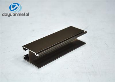 Cina 5,9 metri di estrusione di alluminio nera profila 10-15um anodizzato 6063-T6 in vendita