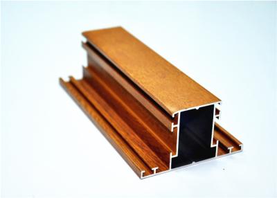 Cina La costruzione di alluminio del grano di legno ad alta intensità profila 6063 T5/T6 in vendita