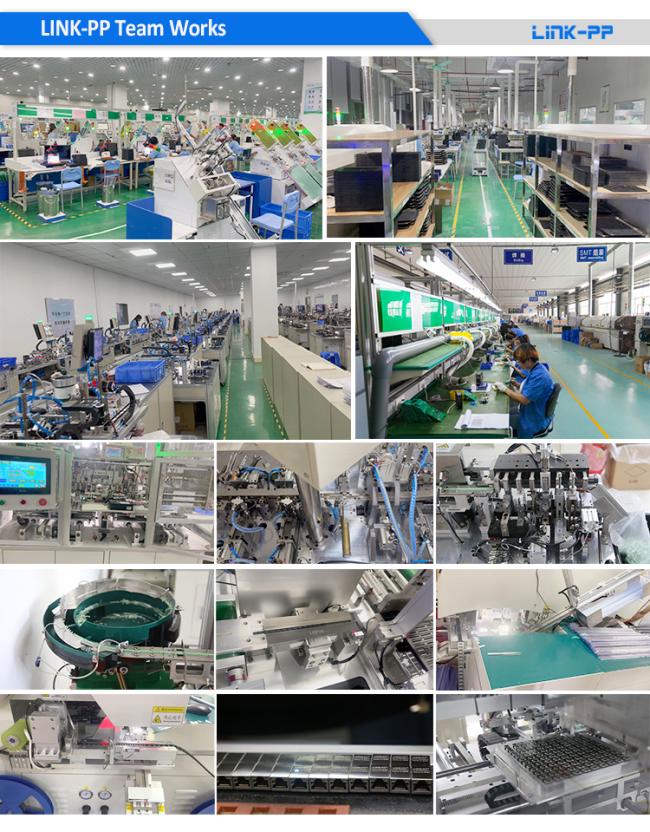 RJC-0777TR 1 Port-einzelnes modulare Steckfassung RJ45 Portverbindungsstück mit LED LPJ4011ABNL