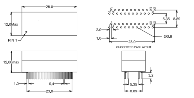 G4802DG Dual Port Magnetic