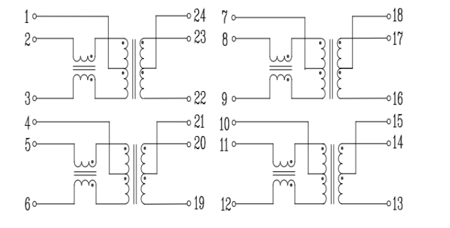AVP9014RM 2.5G LAN Magnetics 
