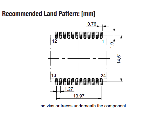 1000 Base-T SMT Transformer 