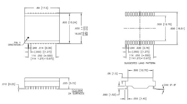 H6072FNL LAN Mgnetics - Datasheet