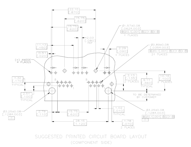6116353-1 1 x 2 RJ45 Connector Drawings
