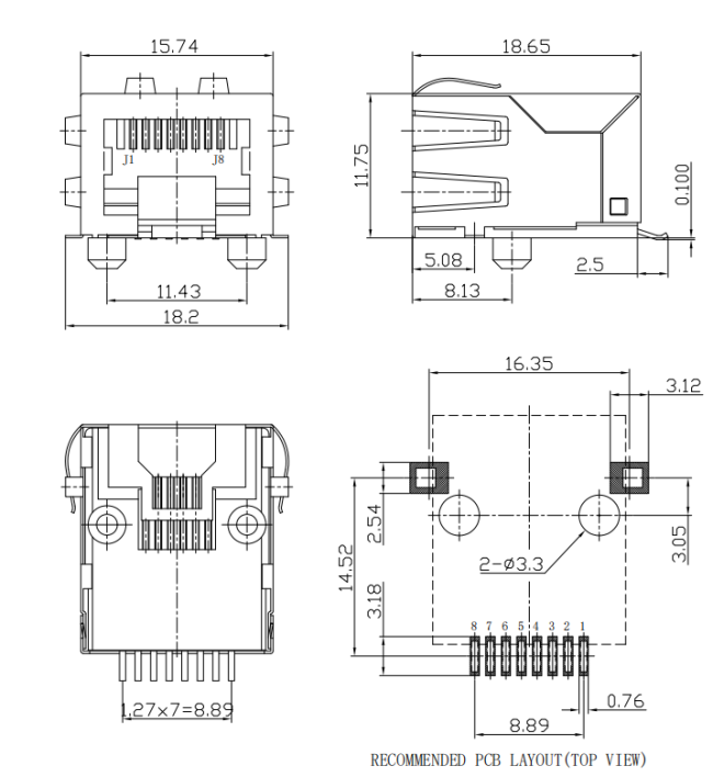LPJE8802-3C-M7NLR DARAWING