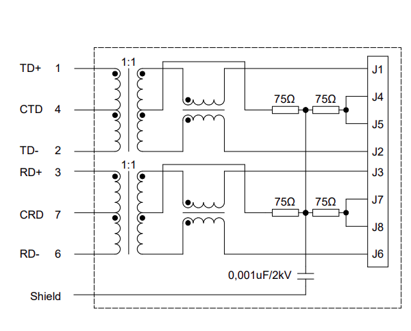 7499011001A Datasheet Schematic