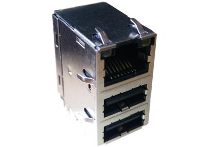 Chine 7497111611A, connecteur 10/100/1000BaseT de LPJU4281A64NL RJ45 USB à vendre