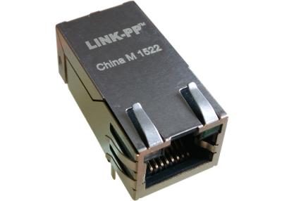 China Gigabit Magjack L826-1M1T-23-F magnetisches RJ45 Jack, 12 Kerne Vorsprung-Oben RJ45 1000M zu verkaufen