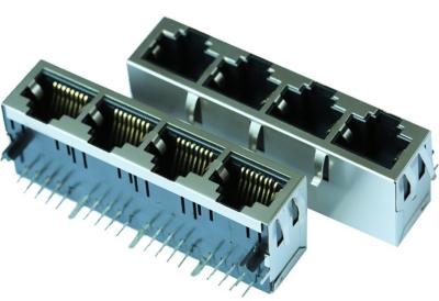 中国 HFJ14-2450ERL の複数の港 RJ45 1x4 の港 10/100Base-Tx はイーサネット Rj45 絶食します 販売のため