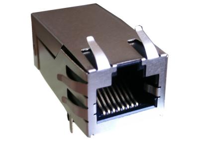 China POE RJ45 Connector 0816-1X1T-GJ-F 10/100 Magjack 2250VDC 720mA / 57V Continuous for sale
