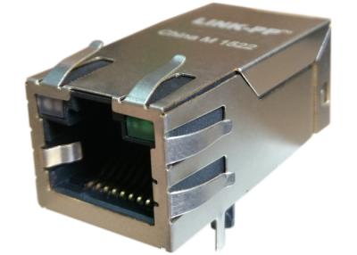 中国 0826-1XX1-46 ギガビットの磁気 10Pin 設定の女性のジャック 1000base t のコネクター Rj45 販売のため