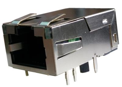 중국 1368398-8 TE 저프로파일 RJ45 잭 PCB 기가비트 탭 위로 10/100/1000 자기학 판매용