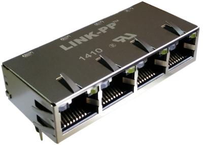 Chine 1761889-8 a protégé de gigabit de profil bas de MAG45 Jack modulaire 1X4/LED 6-1761889-8 à vendre