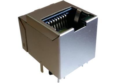 중국 1840419 Rj45 수직 입장 모듈라 잭 통합 자기학 10/100M 1840419-1 판매용