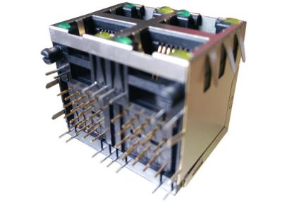 中国 ARJM22A1-A12-NN-EW2は2x2港RJ45 Magjackの10/100基盤を- LEDとのT積み重ねました 販売のため