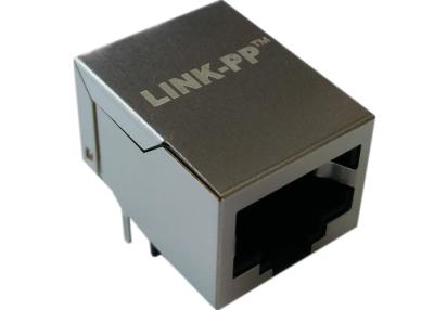 China Network 1X1 Tab-up RJ45 Modular Jack IEEE 802.3af/at With POE XFVOIP5E-C1-4MS for sale