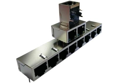 China Bel-Stewart-Verbindungsstück SI-60088-F Multi-Hafen RJ45 magnetischer Jack 10/100Mbps keine LED zu verkaufen