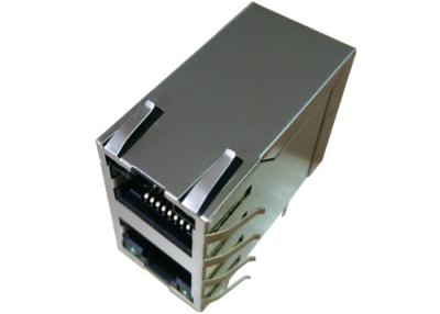 China Stacked Conn RJ45 XRJH-211-HD3-170 Gigabit Modular Connector Jack for sale