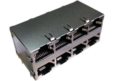 중국 GA2X-2488S-50C5 RJ45 모듈라 잭 8p8c Ganged 연결관 2x8는 향합니다 판매용