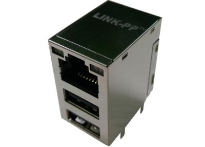 Chine RU1-171A9WGF/RU1-171A9WGA RJ45 + 2USB connecteur 100/1000Mbps magnétique à vendre