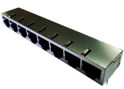 Cina Linguetta-GIù veloce di Ethernet 1x8 della Base-TX del connettore J8064E68NL 100 di impulso Rj45 in vendita