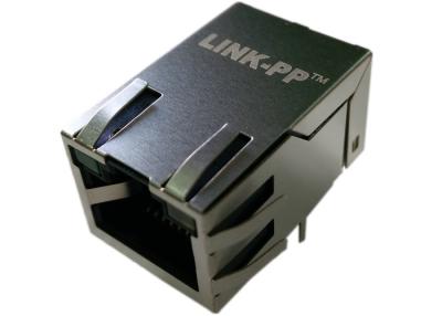 China Amphenol Rj45 With Integrated Magnetics RJMG163448101NR 10/100Base-T With LED for sale