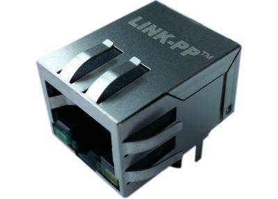 China HFJ11-1G01E-L12RL FastJack Vorsprung-Unten Gigabit RJ45 weibliches PWB-Verbindungsstück zu verkaufen