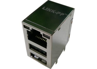 Chine Amphenol RJMG1J31171012R Rj45 10/100Base T, 2Usb empilé Jack à vendre