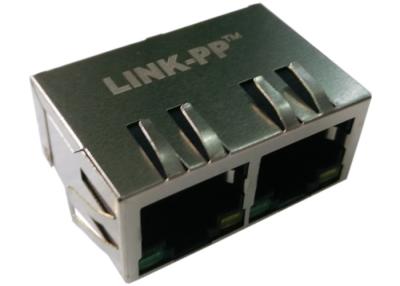 Cina Destra Jack di angolo di magnetica RJ45 ARJ12A-MASD-A-B-FMU2 della doppia porta 10/100 in vendita