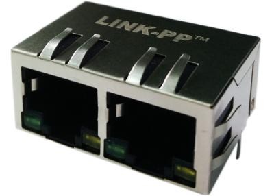 Cina XMH-9759-B6B2120-136 - A due fori con 10/100/1000Mbps, schermato, MAG, LED in vendita