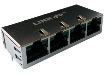 China G26US-710151A Multi-Hafen RJ45 modulare Steckfassungen rechtwinkliges 1 x 4 Hafen, Vorsprung-oben zu verkaufen