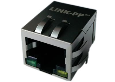 중국 모듈라 잭 Rj45 여성 XFATM2JM-CLxu1-4MS는 10/100 자기학을 통합했습니다 판매용