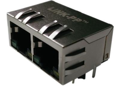 중국 Rj45 HFJ12-2450ER-L78RL 달무리 FastJack 이중 탭 아래로 10/100Base-T W/LED 판매용
