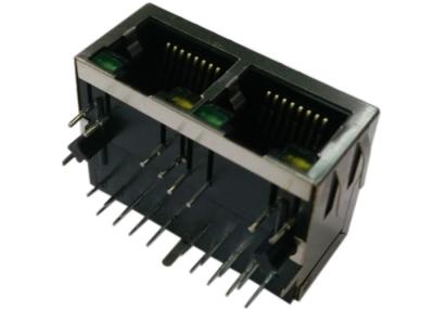 HFJ12-E2450ER-L55RL Dual Rj45 Halo FastJack Tab-Down 10/100Base-T W/LED