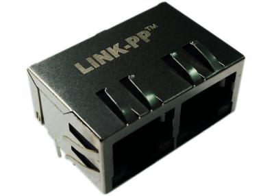 Cina Schermo W/LED della doppia porta Rj45 Jack 10/100Base-T di XFATM6F-CLxu2-4MS in vendita