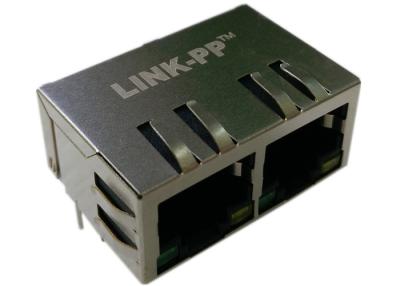 Cina Schermo W/LED del connettore 10/100Base-T della doppia porta Rj45 di XFATM9C-CLxu2-4MS in vendita