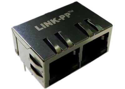 Cina Schermo W/LED del connettore 10/100Base-T della doppia porta Rj45 di XFATM9C-CLxu2-4S in vendita
