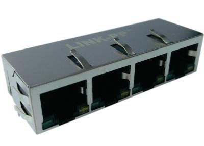 Cina schermo del Multi-porto RJ45 XFATM2R-CLxu4-4MS 1x4 10/100Base-T con il LED in vendita