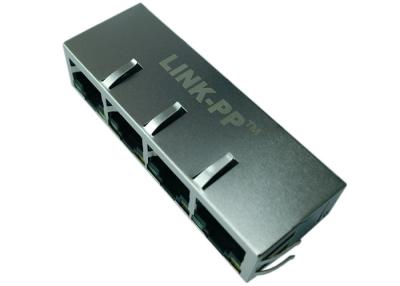 Cina Schermo W/LED di lan Jack di Rj45 1x4 10/100Base-T XFATM9K-CLNN4-4MS in vendita