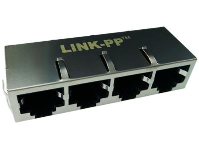 중국 XF10BASE-COMBO4-4S 다 항구 RJ45 1x4 자석 연결관 10/100BT 판매용