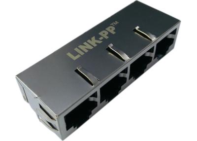 중국 XF6612A-COMBO4-4S 다 항구 RJ45 1x4 자석 연결관 10/100BT 판매용