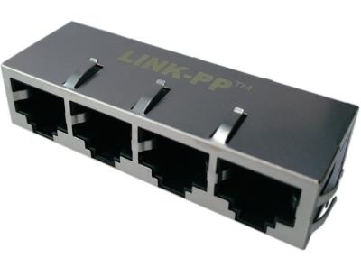 중국 RJ45 1x4 XFATM2-COMBO4-4S 다 항구 자석 연결관 10/100BT 판매용