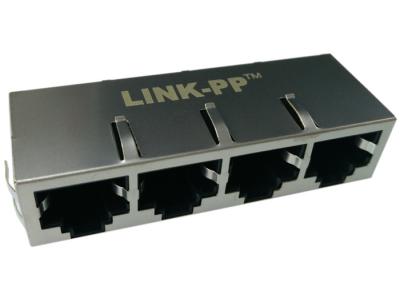 중국 RJ45 1x4 XFATM2E-COMBO4-4MS 다 항구 자석 연결관 10/100BT 판매용