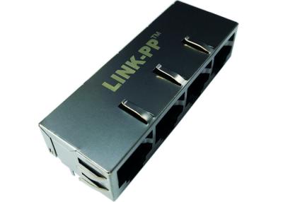 중국 Rj45 쿼드 항구 연결관 XFATM6B-COMBO4-4MS 10/100Base-T 방패 탭 아래로 판매용