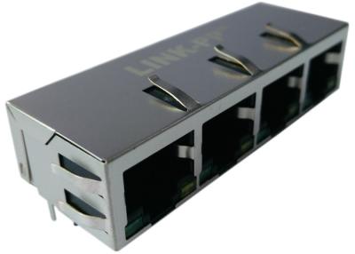 China Verbindungsstück AR14-3756I LED G/Y, 10/100 EMS-Finger, Vorsprung 1X4 RJ45 unten zu verkaufen