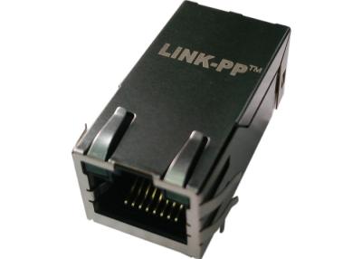 China RJMG20103XXX0NR Magnetic RJ45 Jack Gigabit Single Port Tab-up 1:1 Ratio for sale