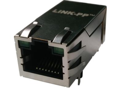 Chine 085789-1001 gigabit de connecteur de POE RJ45 Jack magnétique PoE PLUS 1x1, LED à vendre