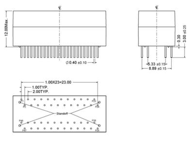 중국 L14H002-4 이원 포트 LAN은 2.5G 토대를 필터링합니다 - Ｔ 이더넷 트랜스 포 90W 판매용