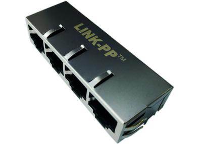 Cina connettore HFJ14-E1G11ERL del porto 1000Base-T RJ45 del quadrato della Linguetta-Giù 1x4 in vendita
