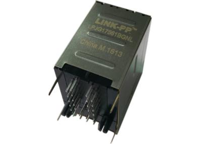 中国 LPJG17561BGNL ギガビット RJ45 AR0508-6232 は 2x1 磁気ジャック 1000Base-T を積み重ねました 販売のため